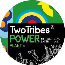 NV Two Tribes Brewing Co Power Plant, Natural Lager, United Kingdom ...