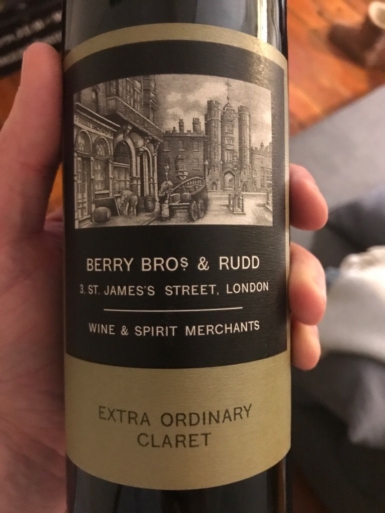 2019 Berry Bros. & Rudd Berrys' Own Selection Extra Ordinary Claret Dourthe, France, Bordeaux ...