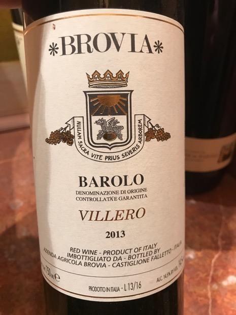 2013 Fratelli Brovia Barolo Villero, Italy, Piedmont, Langhe, Barolo ...