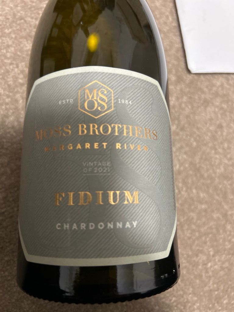 2021 Moss Brothers Chardonnay Fidium, Australia, Western Australia ...