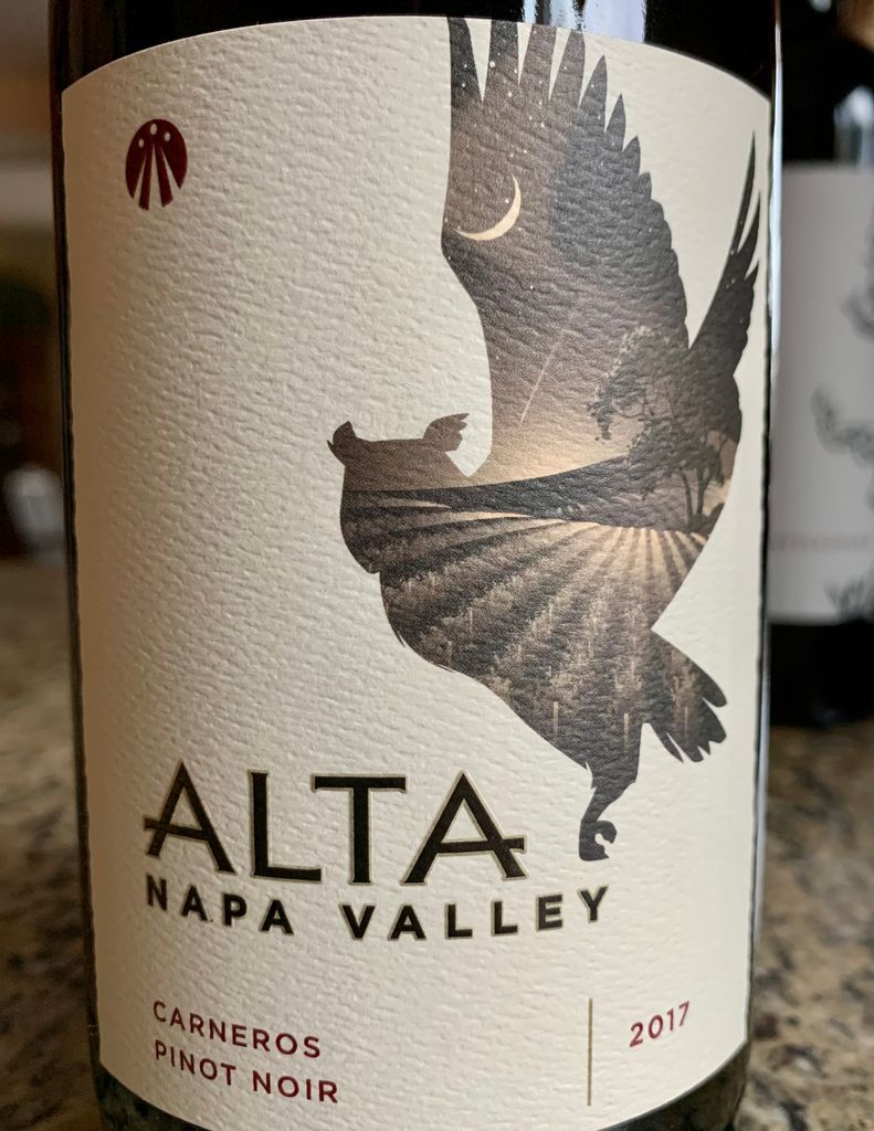 2017 Alta Wines Pinot Noir, USA, California, Napa / Sonoma, Carneros ...