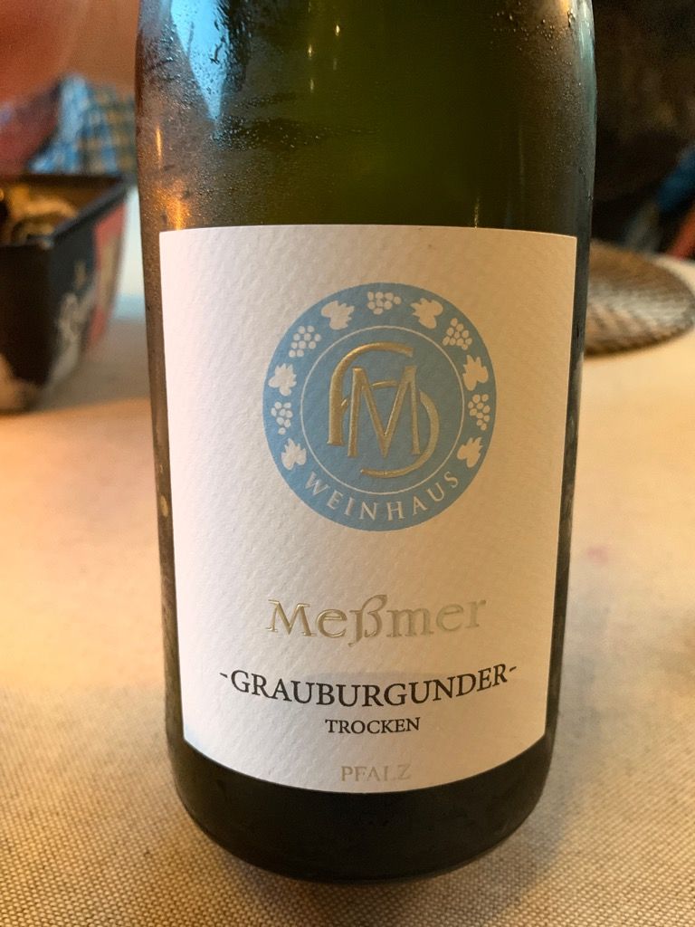 2022 Meßmer Grauburgunder trocken, Germany, Pfalz - CellarTracker