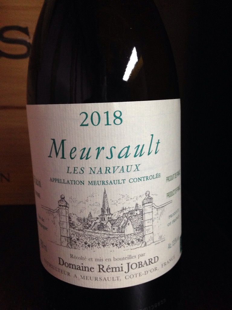 2018 Domaine Rémi Jobard Meursault Les Narvaux, France, Burgundy, Côte ...
