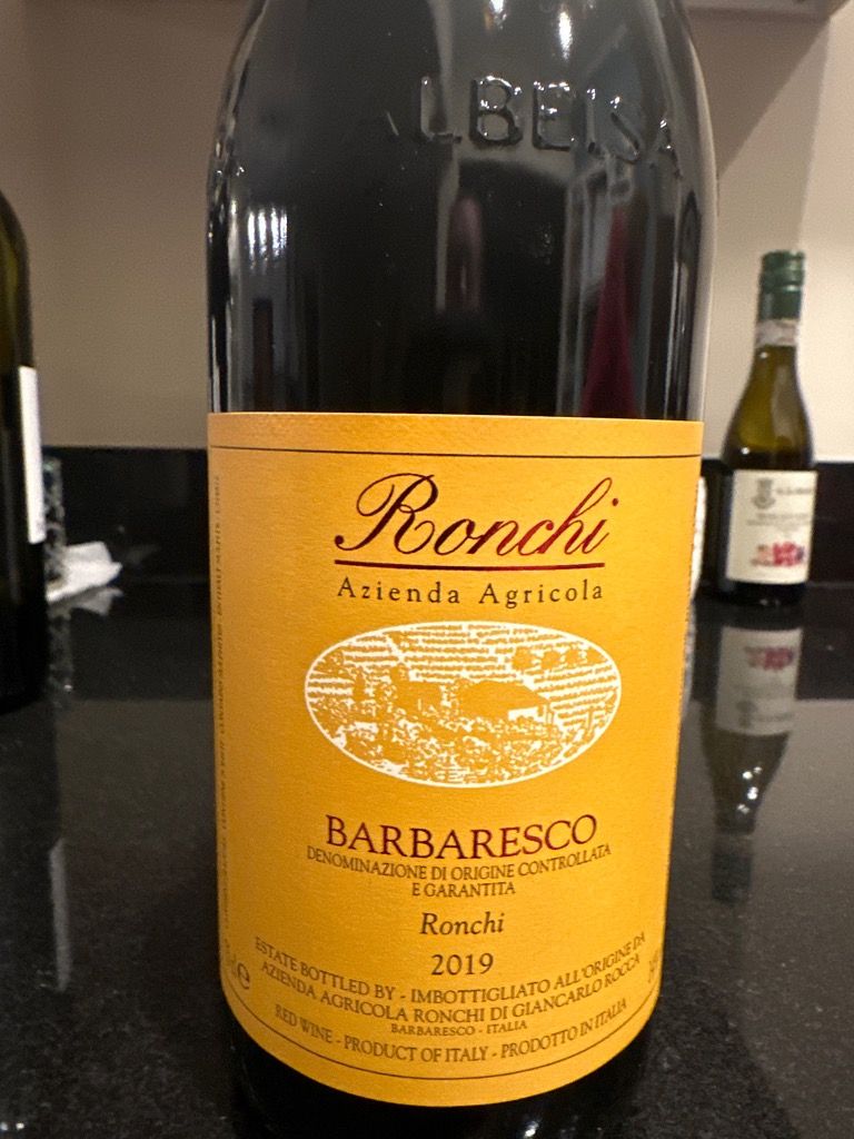 2019 Ronchi di Giancarlo Rocca Barbaresco Ronchi, Italy, Piedmont ...