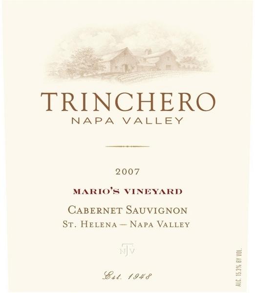 2006 Trinchero Cabernet Sauvignon Mario's, USA, California, Napa Valley ...