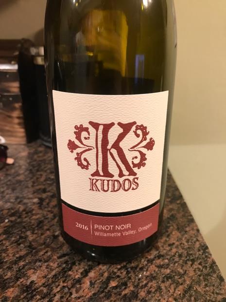 2016 NW Wine Company Pinot Noir Kudos, USA, Oregon, Willamette Valley ...