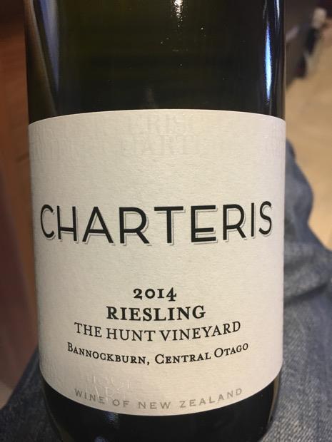 2017 Charteris Riesling The Hunt Vineyard, New Zealand, South Island ...
