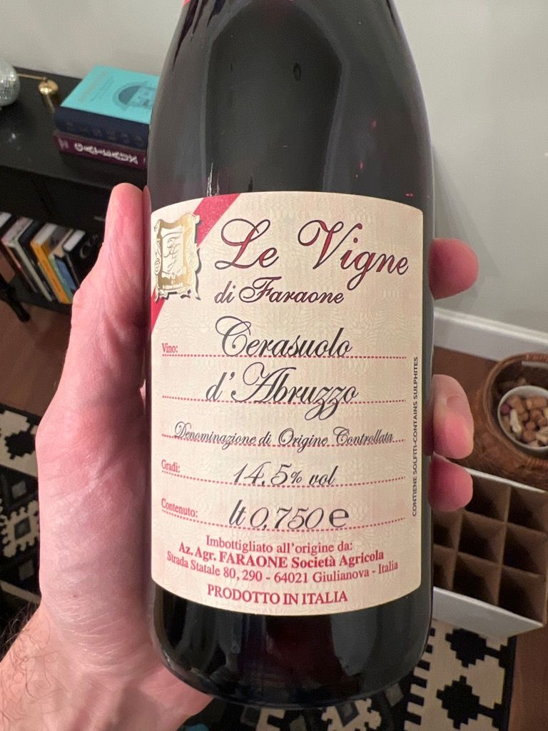 2021 Azienda Faraone Cerasuolo d'Abruzzo Le Vigne di Faraone, Italy ...