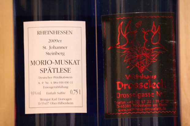 2009 Weingut Karl Dorwagen St. Johanner Steinberg Morio Muskat spätlese ...