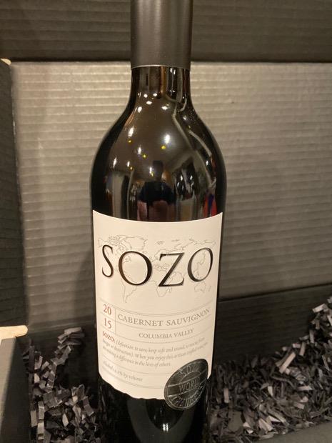2015 Sozo Wine Company Cabernet Sauvignon "Contribute", USA, Washington ...