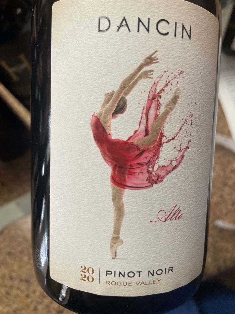 2021 Dancin Vineyards Pinot Noir Alto, USA, Oregon, Southern Oregon ...