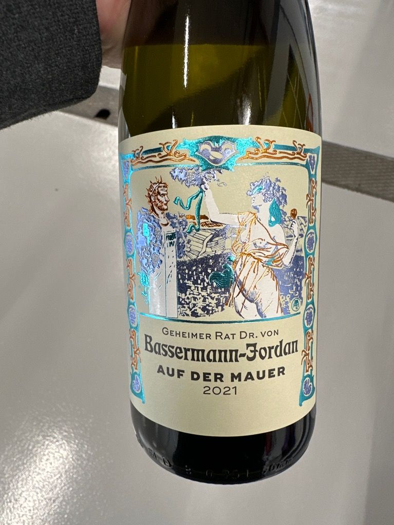 2021 Dr. von Bassermann-Jordan Riesling Auf der Mauer, Germany, Pfalz ...