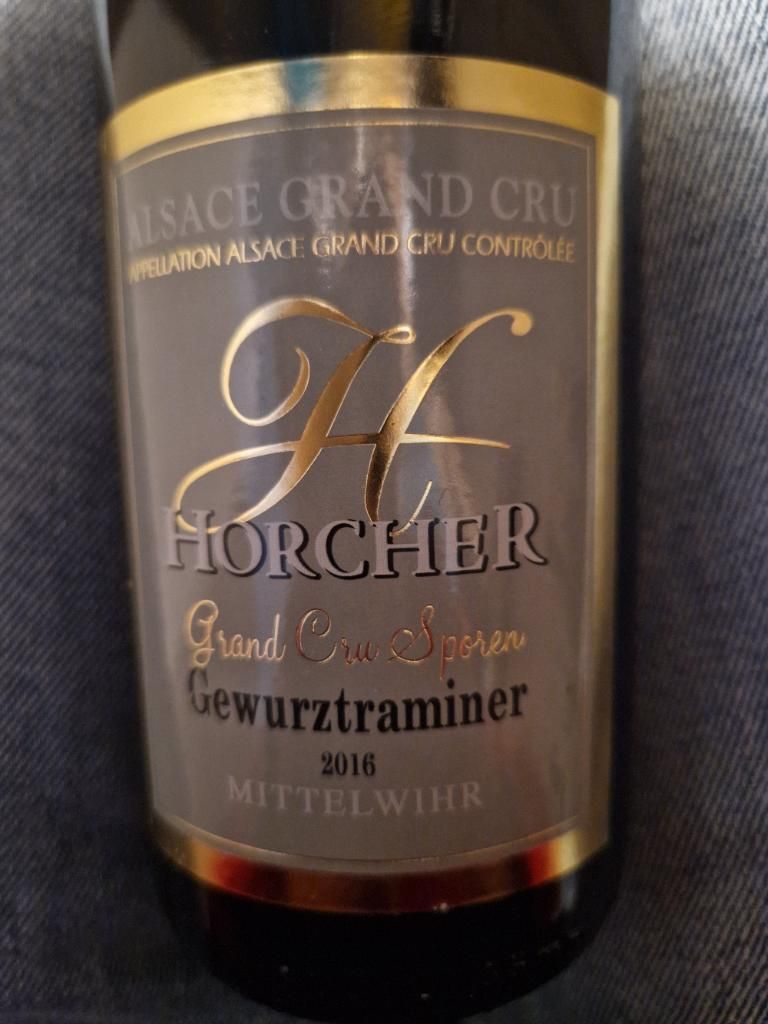 2017 Horcher Gewurztraminer Sporen, France, Alsace, Alsace Grand Cru ...