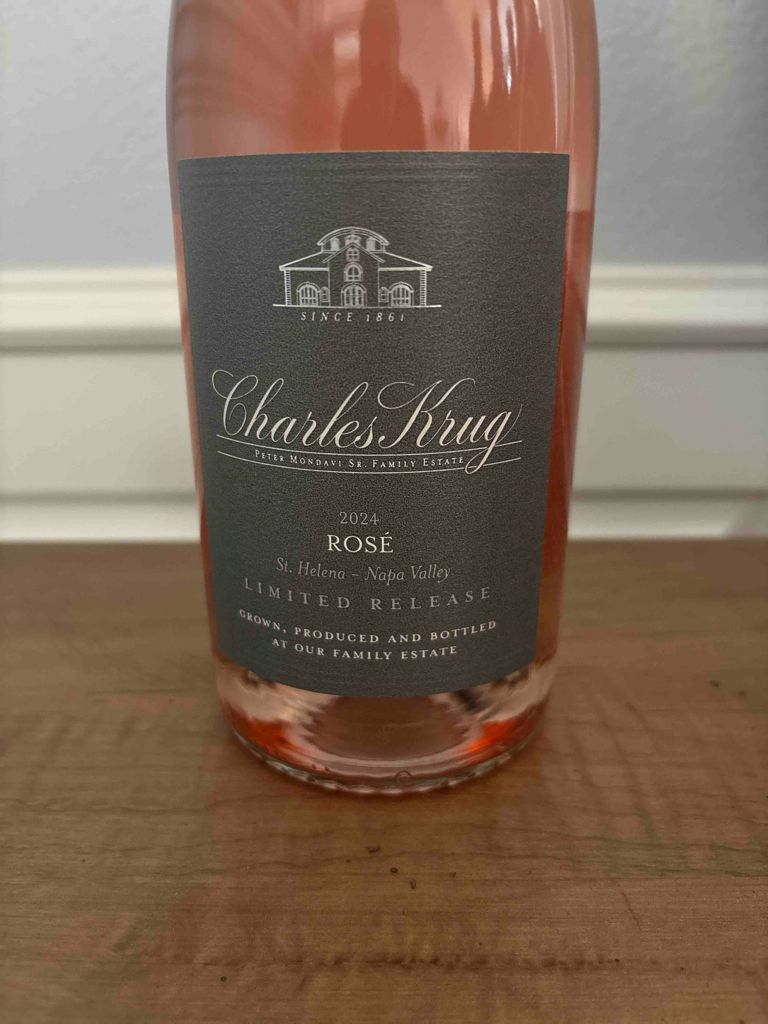 2024 Charles Krug Winery (Peter Mondavi Family) Limited Release Rosé ...