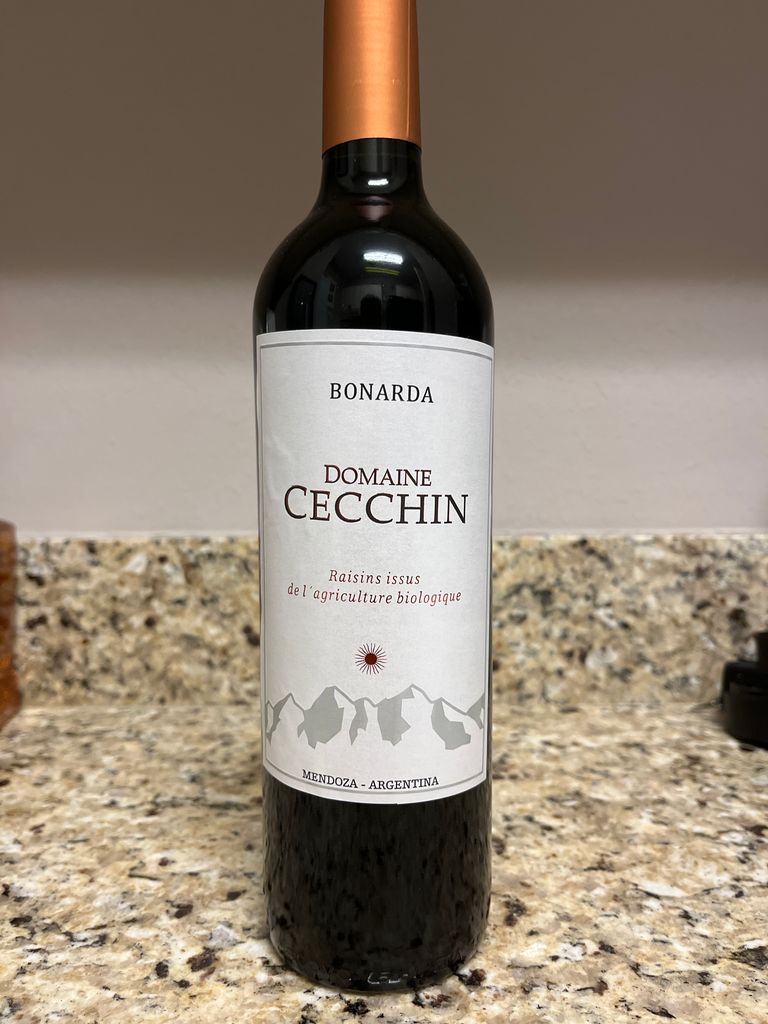 2022 Domaine Cecchin Bonarda, Argentina, Mendoza - CellarTracker