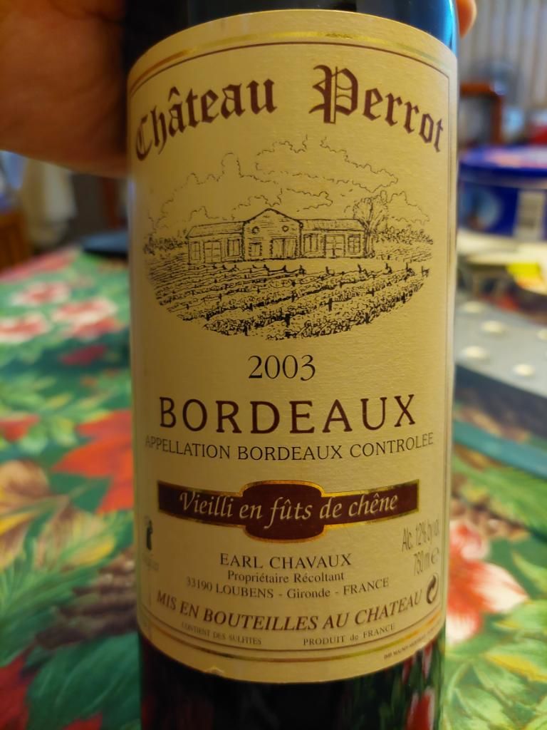 2003 Château Perrot Cuvée Prestige, France, Bordeaux - CellarTracker