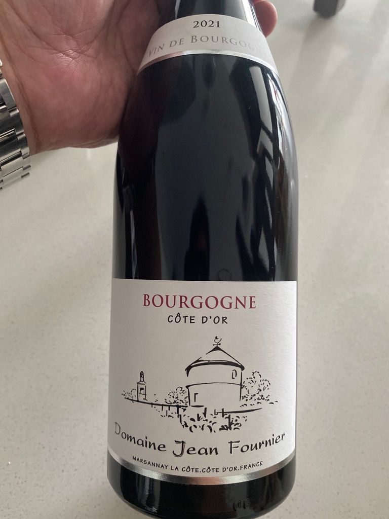 2021 Domaine Jean Fournier Bourgogne Côte d'Or, France, Burgundy ...