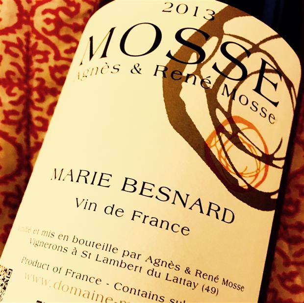 2000 Agnès et René Mosse Anjou Blanc Marie Besnard, France, Loire ...