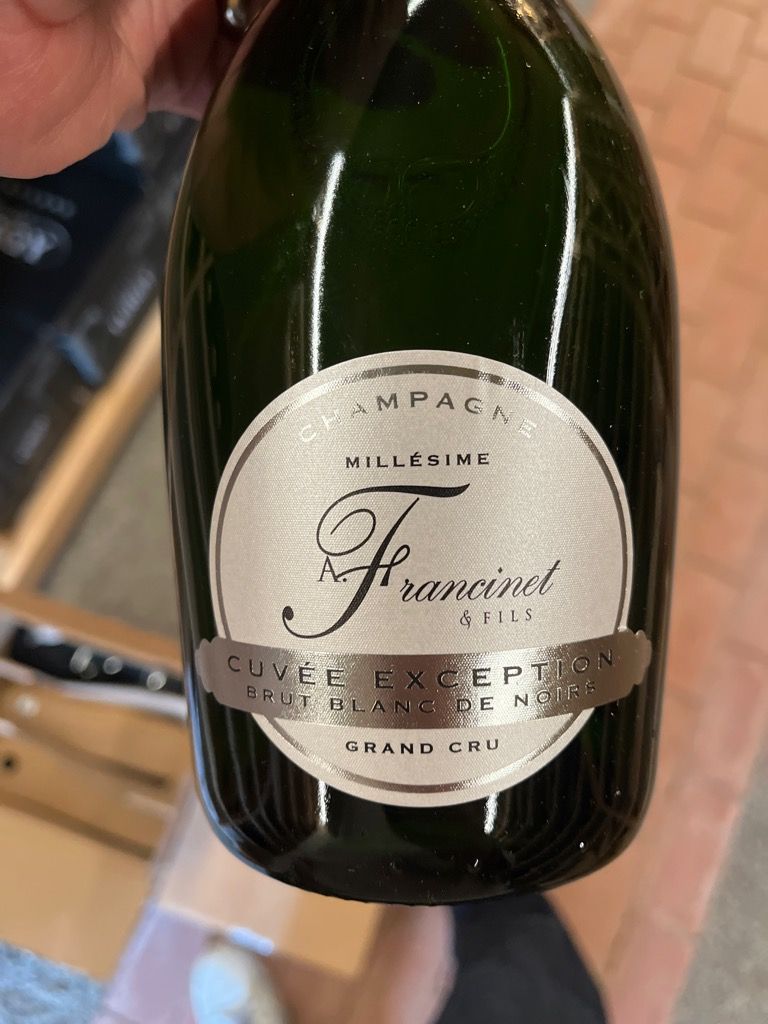 2018 A. Francinet et Fils Champagne Grand Cru Cuvée Exception Brut ...