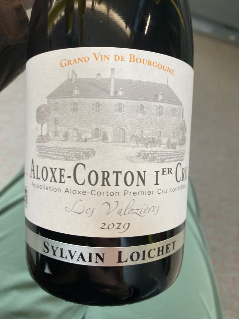 2019 Sylvain Loichet Aloxe-Corton 1er Cru Les Valozières, France ...