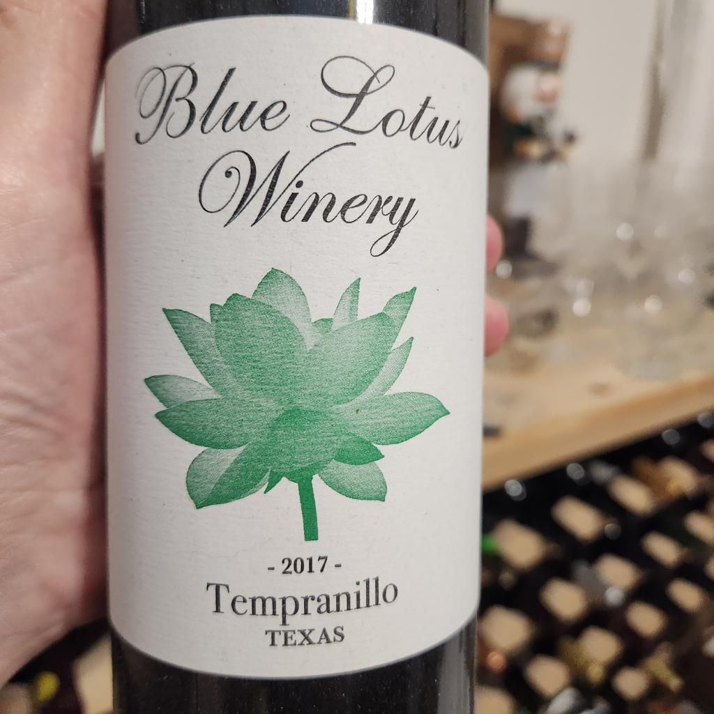 2017 Blue Lotus Winery Tempranillo, USA, Texas - CellarTracker