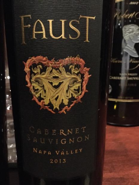 2013 Faust Cabernet Sauvignon, USA, California, Napa Valley - CellarTracker