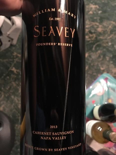 2013 Seavey Vineyard Cabernet Sauvignon William and Mary Founders ...