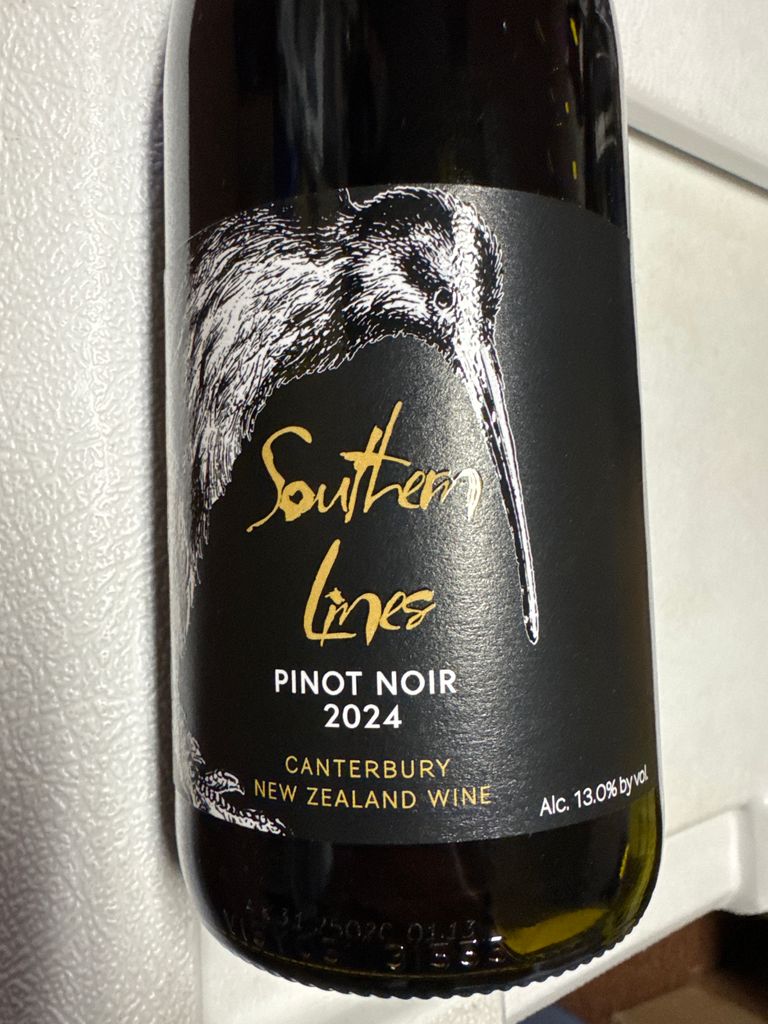2024 Southern Lines Pinot Noir, New Zealand, South Island, Otago ...