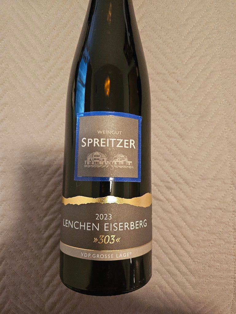 2023 Weingut Spreitzer Oestricher Lenchen Riesling Spätlese 303 ...