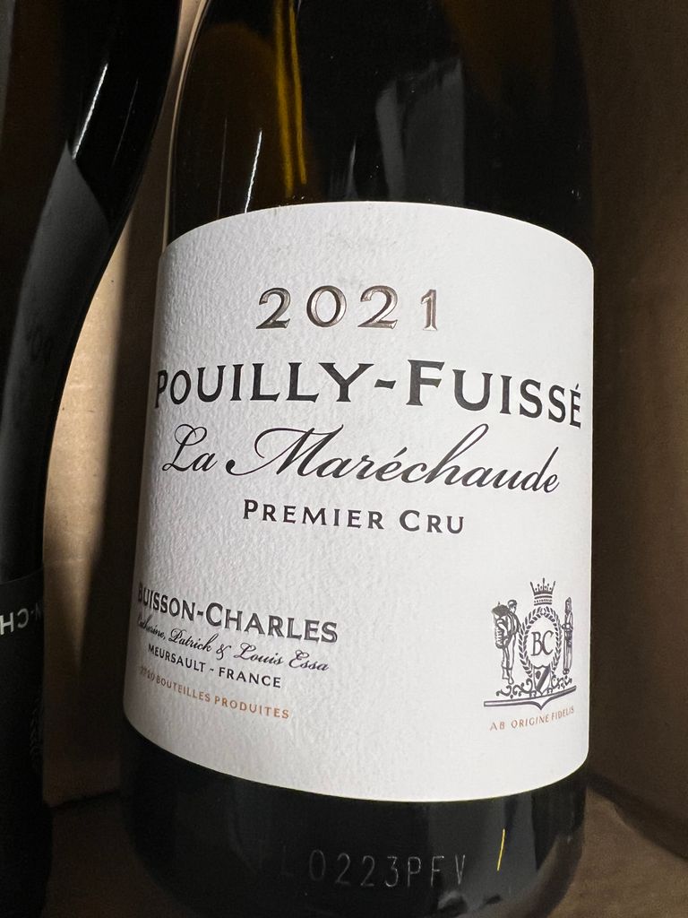 2021 Buisson-Charles Pouilly-Fuissé Premier Cru La Maréchaude, France ...