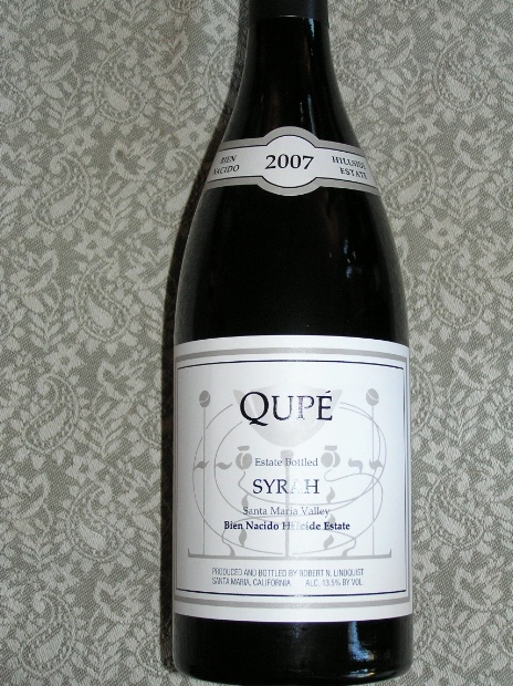 2007 Qupé Syrah Bien Nacido Hillside Estate, USA, California, Central ...