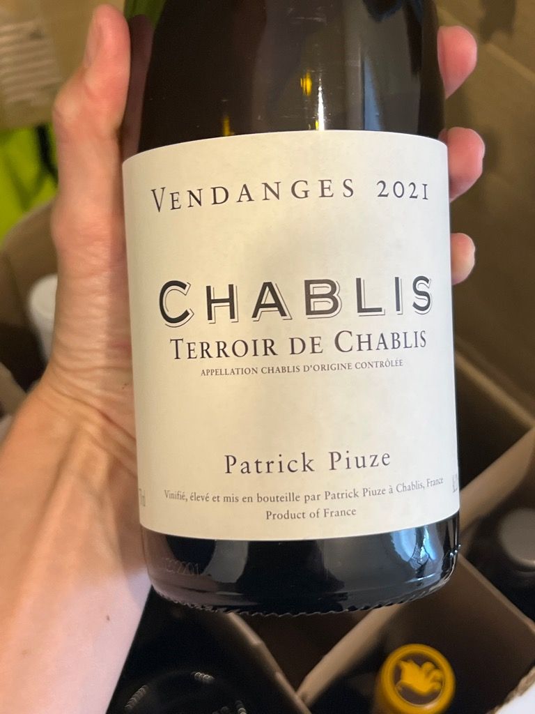 2021 Patrick Piuze Chablis Terroir de Courgis, France, Burgundy ...