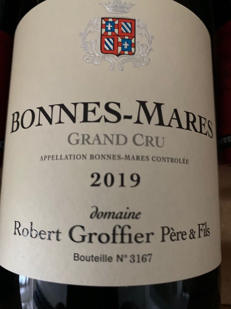 2019 Domaine Robert Groffier Bonnes Mares, France, Burgundy, Côte de ...