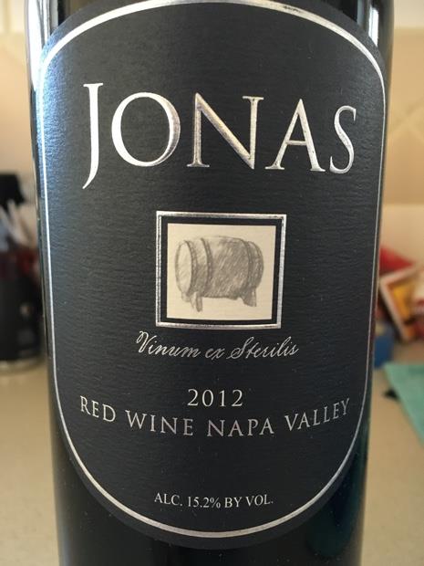 2012 Jonas Cellars Red Wine, USA, California, Napa Valley - CellarTracker