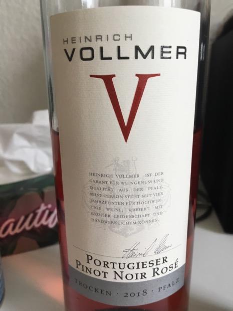 2018 Heinrich Vollmer Riesling, Germany, Pfalz - CellarTracker
