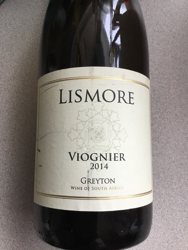 2015 Lismore Viognier, South Africa, Cape South Coast - CellarTracker