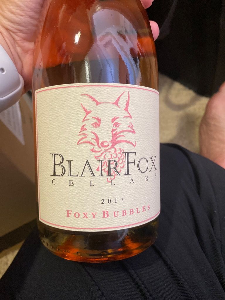 2017 Blair Fox Grenache Foxy Bubbles Fox Family Vineyard, USA ...