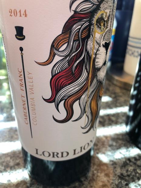 2014 Lord Lion Winery Cabernet Franc, USA, Washington, Columbia Valley ...
