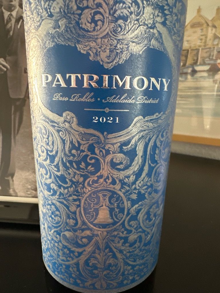 2021 Patrimony Estate Cabernet Sauvignon, USA, California, Central ...
