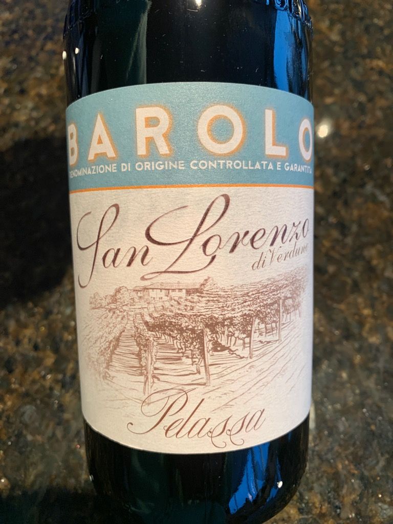 2019 Pelassa Barolo San Lorenzo di Verduno, Italy, Piedmont, Langhe ...