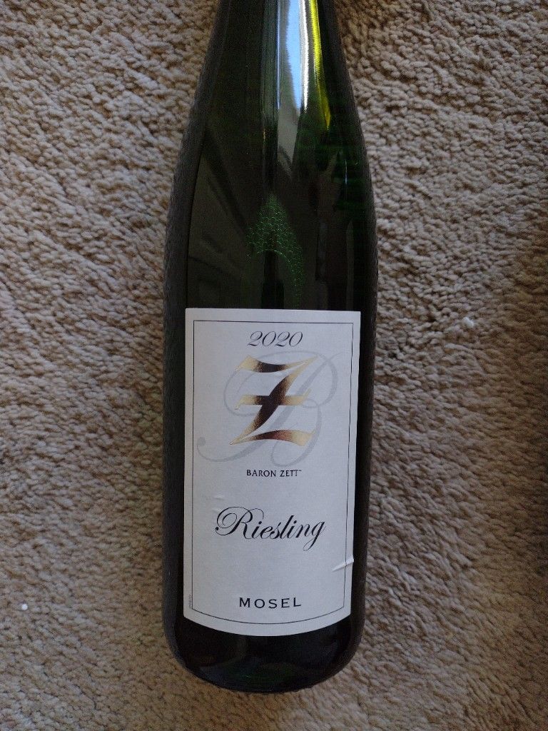 2022 Baron Zett Riesling, Germany, Mosel Saar Ruwer - CellarTracker