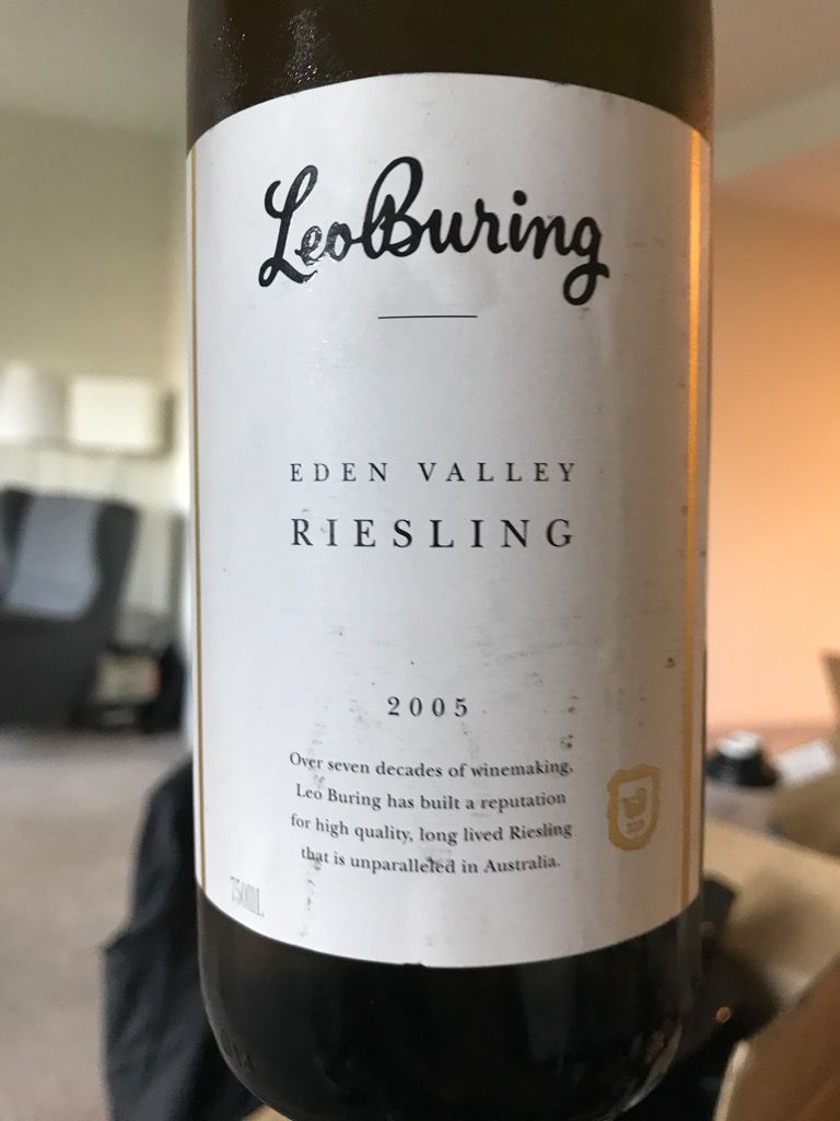 2005 Leo Buring Riesling Medium Dry Eden Valley, Australia, South ...