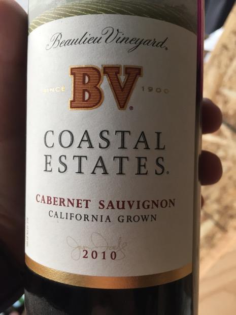 2010 Beaulieu Vineyard Cabernet Sauvignon Coastal Signature Series, USA ...