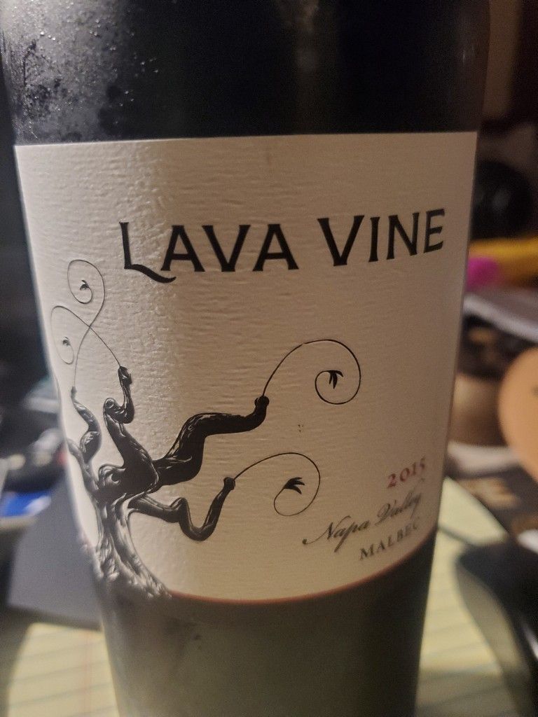 2015 Lava Vine Malbec, USA, California, Napa Valley - CellarTracker