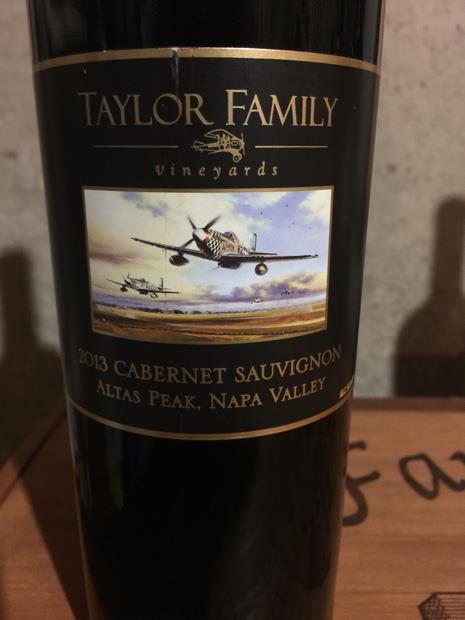 2012 Taylor Family Vineyards Cabernet Sauvignon Stags Leap District ...