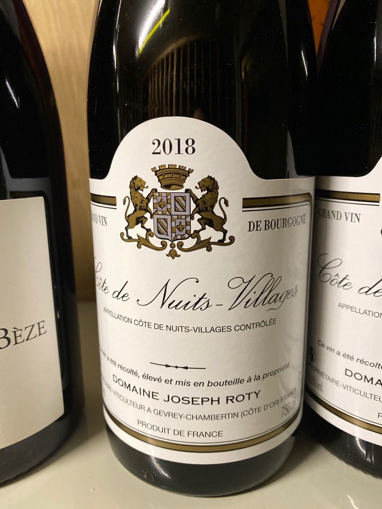 2018 Domaine Joseph Roty Côte de Nuits Villages, France, Burgundy, Côte ...