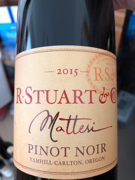 2010 R. Stuart & Co. Pinot Noir Matteri, USA, Oregon, Willamette Valley ...