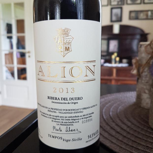 2013 Bodegas y Viñedos Alión Ribera del Duero, Spain, Castilla y León ...