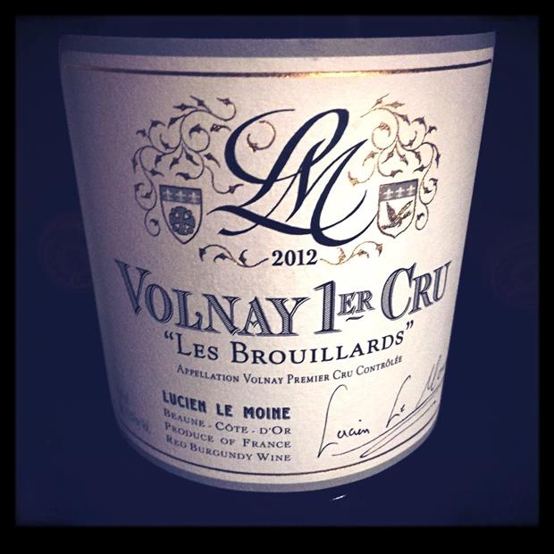 2012 Lucien Le Moine Volnay 1er Cru Les Brouillards, France, Burgundy, Côte de Beaune, Volnay ...