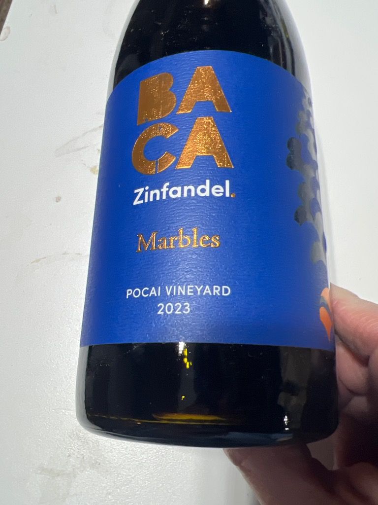 2023 BACA Zinfandel Marbles Pocai Vineyard, USA, California, Napa ...